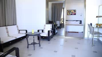 Suite | 1 quarto, roupa de alta qualidade, minibar, secretária