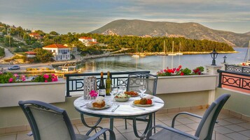 Estúdio, varanda, vista para o mar | Varanda