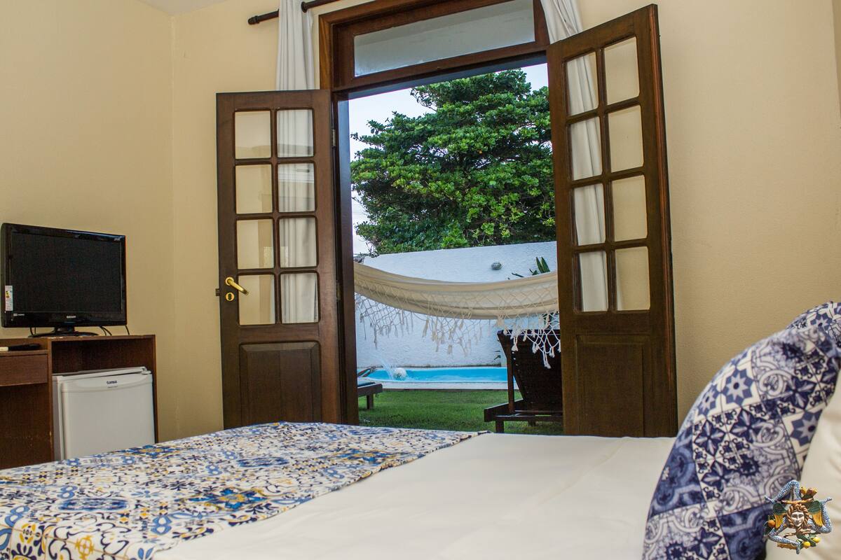 Quarto Duplo, vista para o jardim | Vista do quarto
