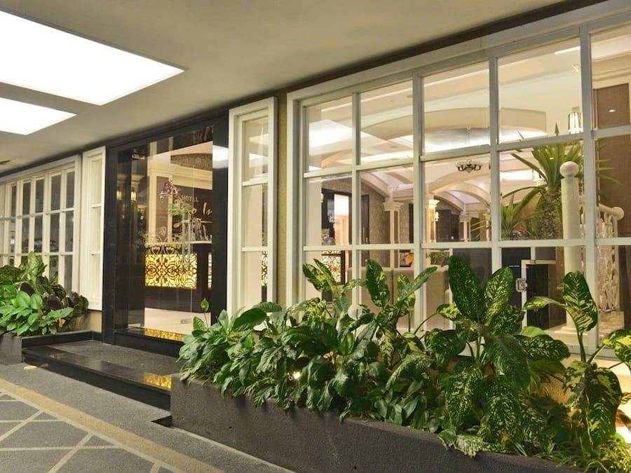 Entrada do alojamento