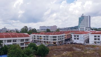 Vista para a cidade desde o alojamento