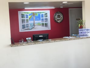 Quiosque de check-in/check-out