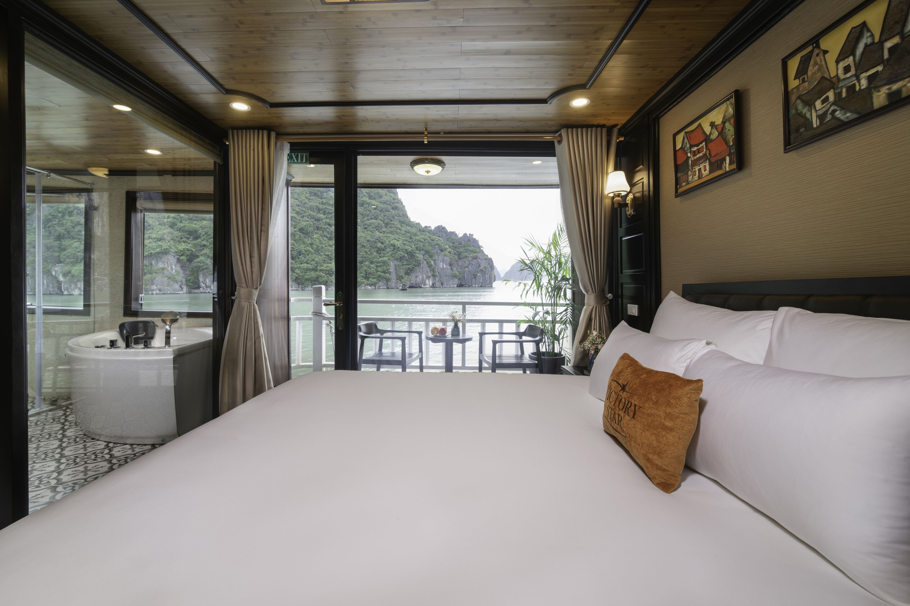 Suite Júnior, varanda | 1 quarto, roupa de alta qualidade, camas de colchão pillowtop, minibar 