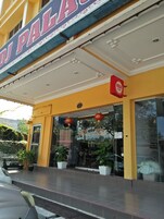 Entrada do alojamento