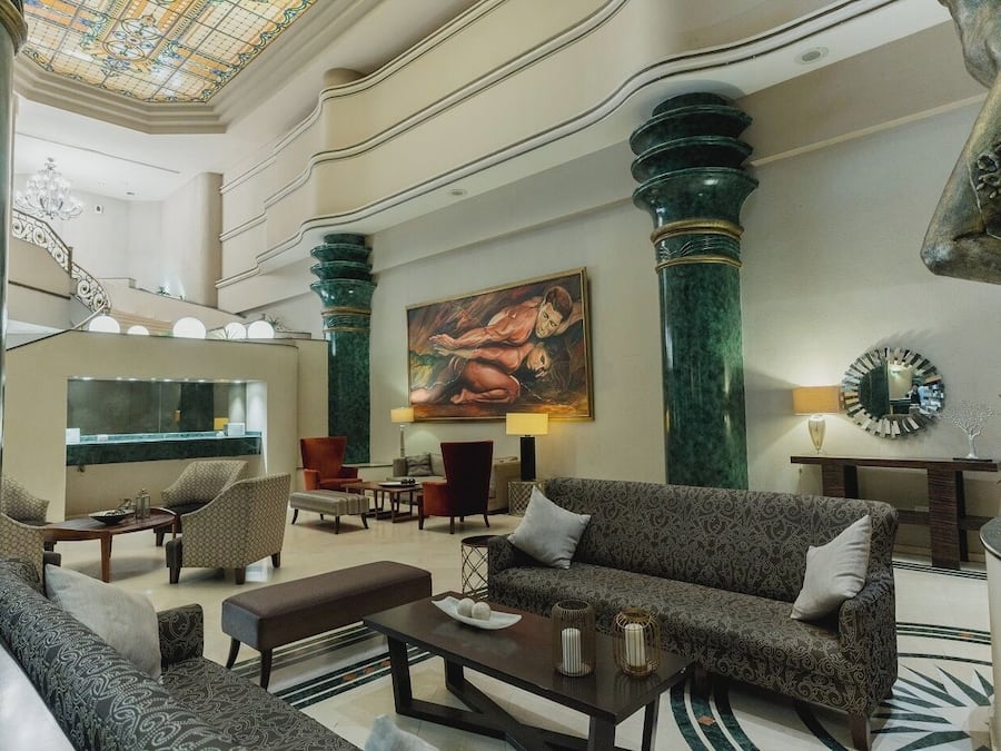 Sala de estar do lobby