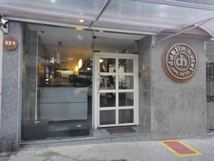 Entrada do alojamento