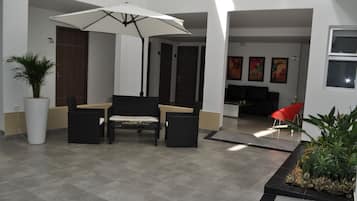 Sala de estar do lobby