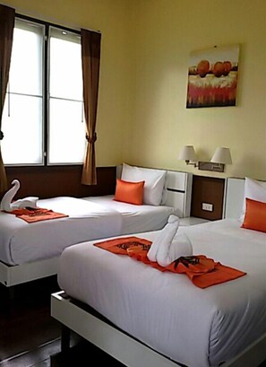 Bangalô superior, 2 camas de solteiro, para não fumantes | Wi-Fi de cortesia