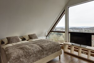 Suíte galeria | Roupas de cama premium, cofres nos quartos, individualmente decorados