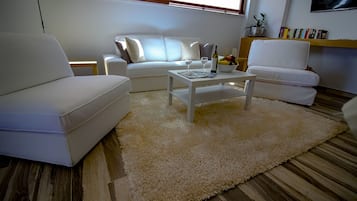 Área de estar no saguão