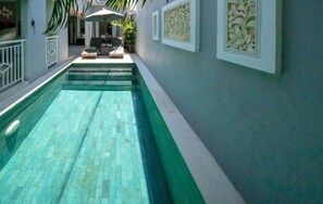 Villa de Luxo, 1 quarto, fumadores, vista para a piscina | Terraço/pátio interior