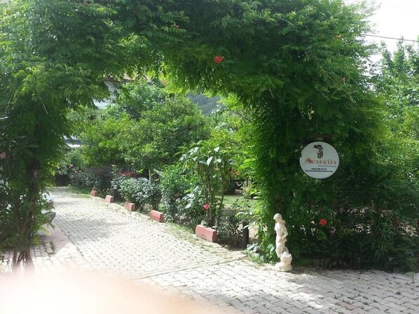 Entrada do alojamento