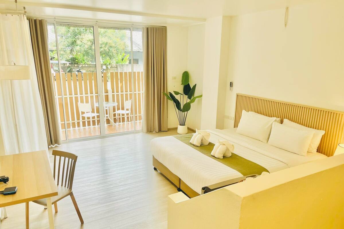 Ground Floor Double Room | Roupa hipoalergénica, Wi-fi grátis, roupa de cama fornecida 