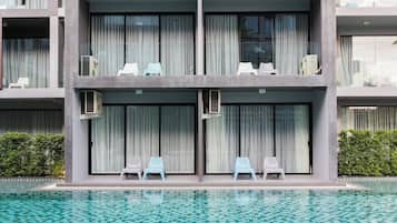 Quarto grand, acesso à piscina (Deluxe) | Terraço/pátio