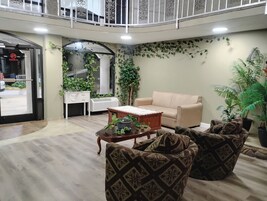 Sala de estar do lobby