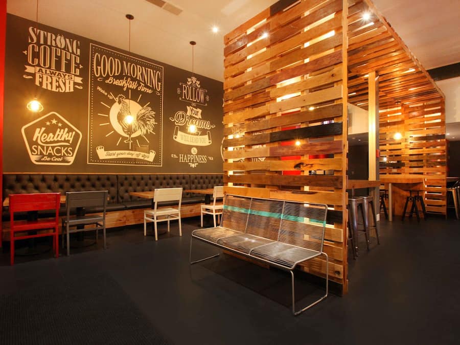 Sala de estar do lobby