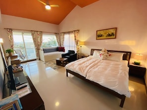 Quarto Duplo Deluxe, 1 quarto, vista para o oceano (B3-VIP 1 double bed) | Roupa de alta qualidade, secretária, quartos insonorizados 