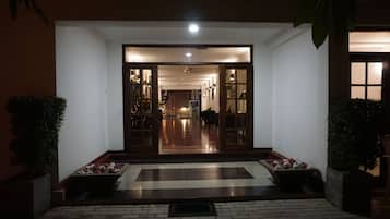 Entrada do alojamento