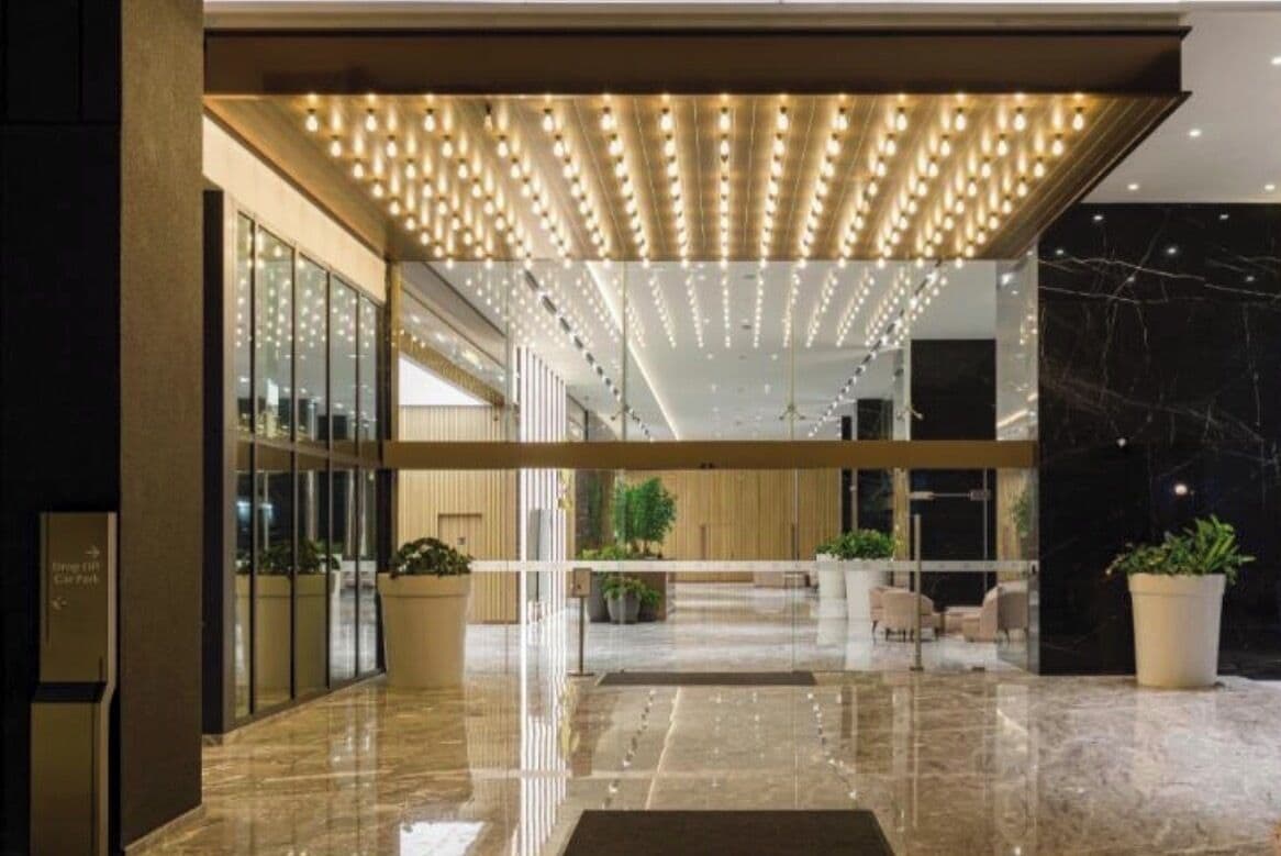 Apartamento Deluxe, varanda, Vista para a cidade | Lobby