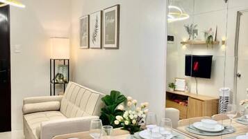 Condo família, 2 quartos, cozinha, vista para a cidade | Opções para refeição