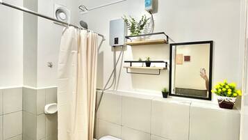 Condo família, 2 quartos, cozinha, vista para o pátio | Banheiro