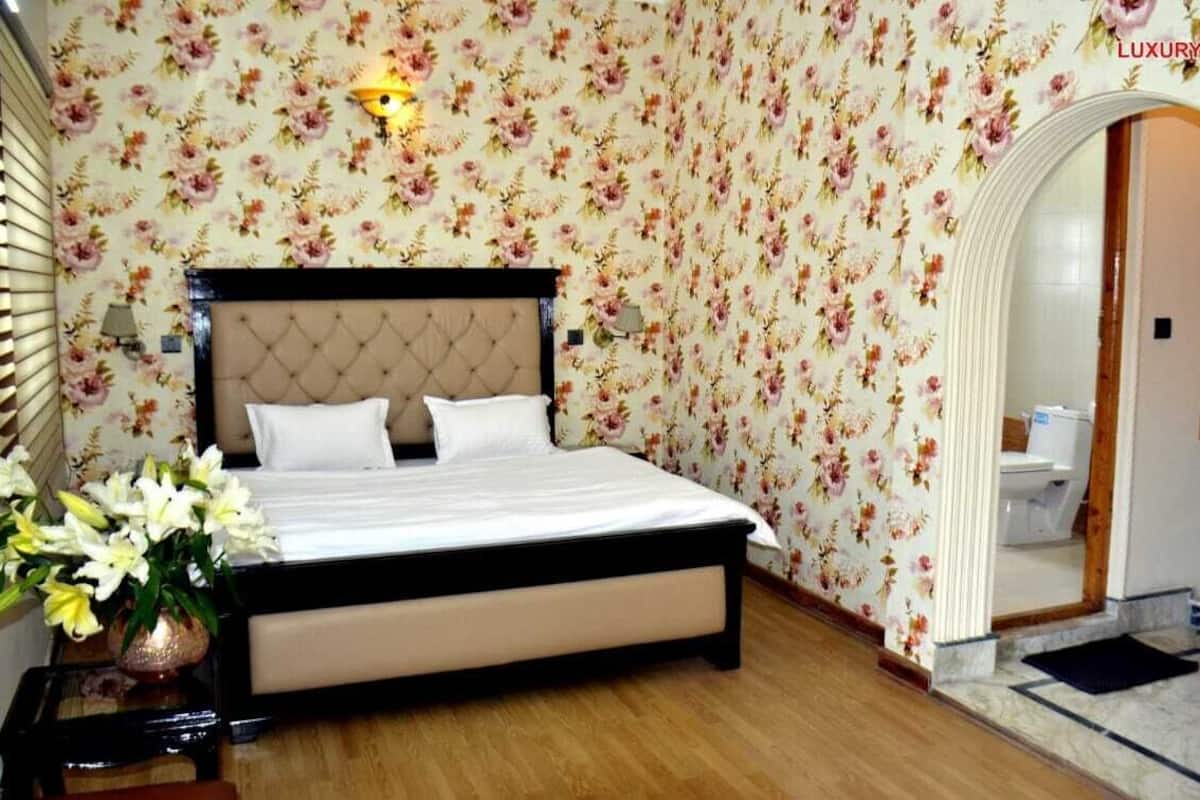 Quarto casal luxo, vista para o vale