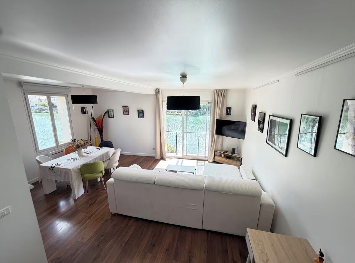 Appartement Duplex 70m² Vue Marne  5 Pers, Calme, Proche Disneyland & Gare - Lagny-sur-Marne