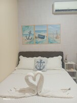 Quarto Duplo Familiar, varanda, vista para o jardim