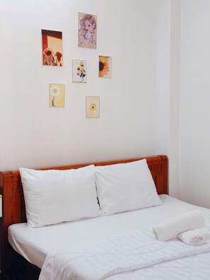 Quarto Duplo | Wi-fi grátis, roupa de cama fornecida 