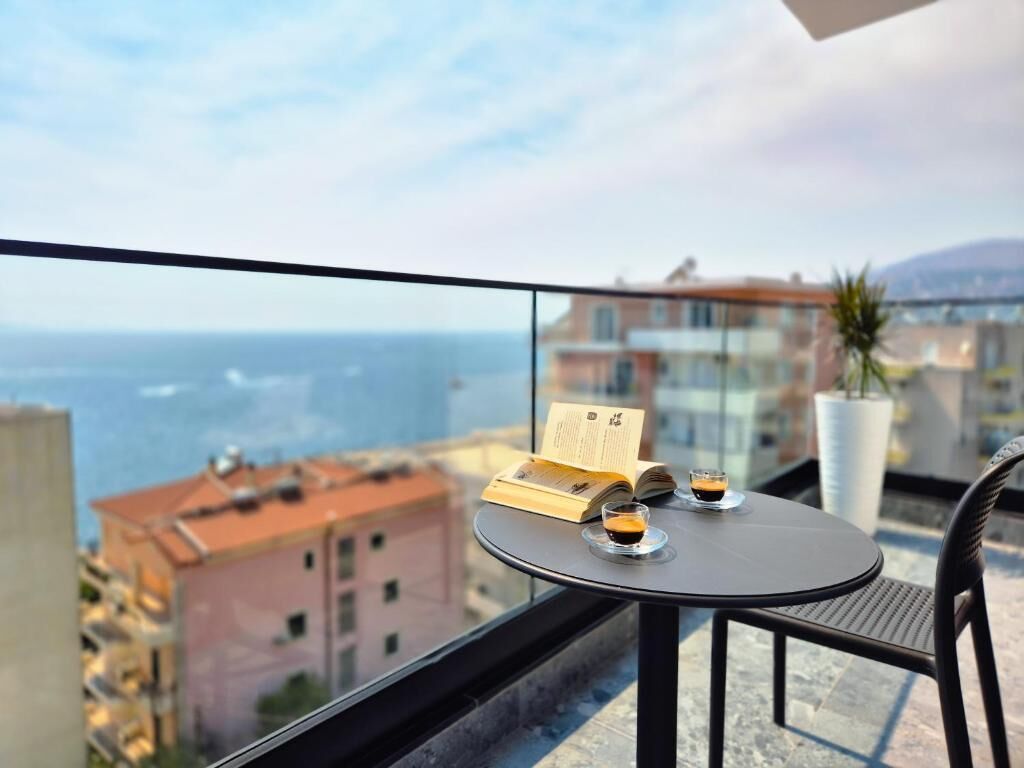 Estúdio, sacada, vista para a cidade | Opções para refeição ao ar livre