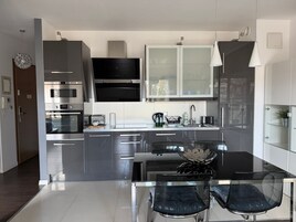 Apartamento luxo | Cozinha privada | Chaleira elétrica
