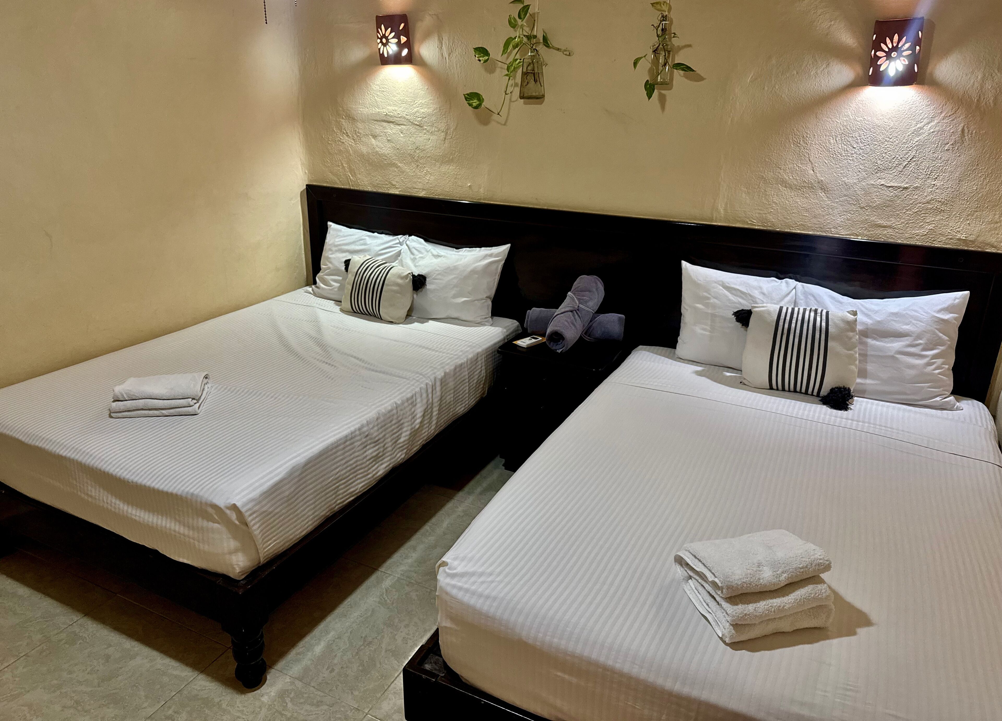 Quarto Duplo Standard | Wi-fi grátis, roupa de cama fornecida 