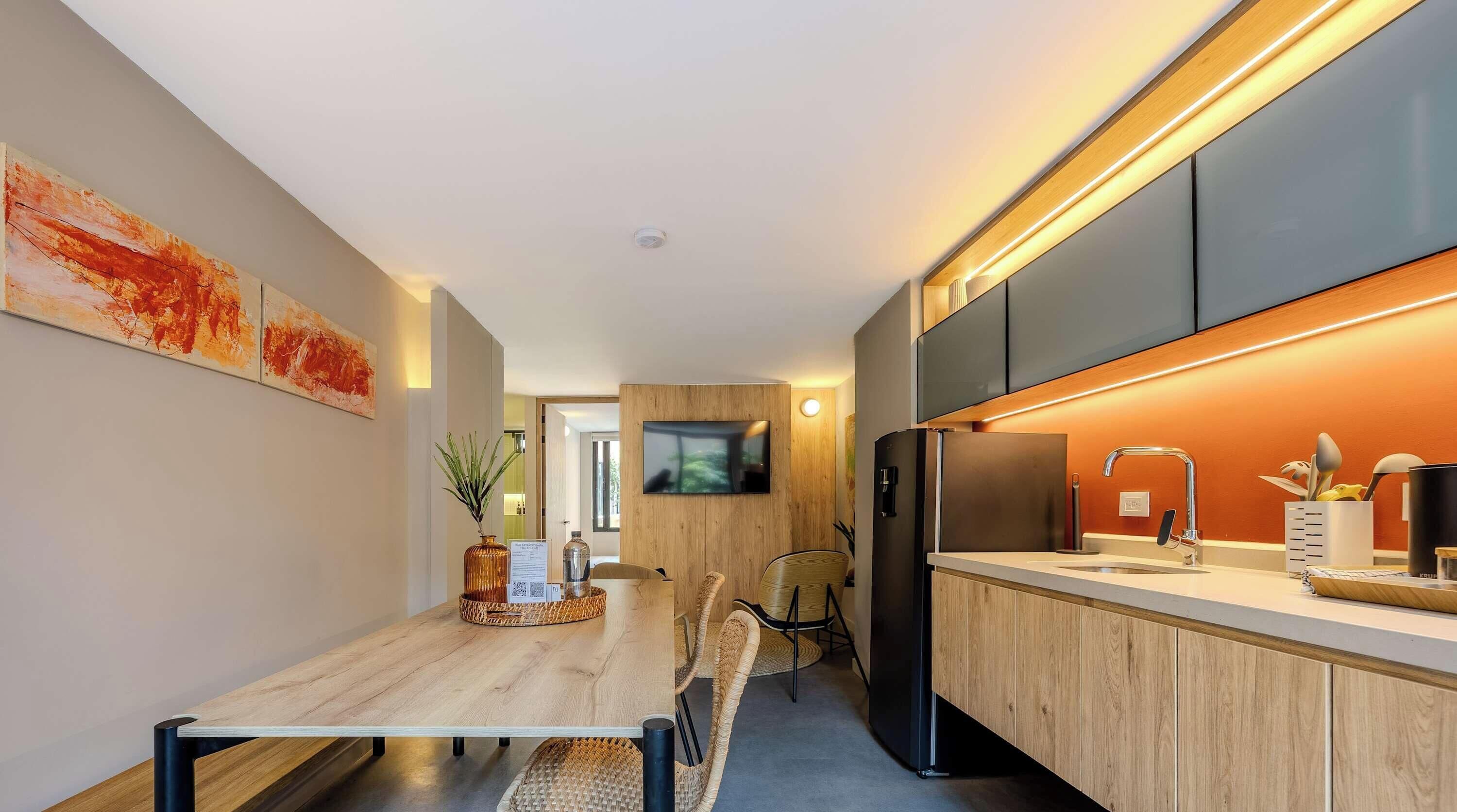 Apartamento, 2 camas queen-size, pátio, Vista para a cidade (Gardens B103) | Restaurantes