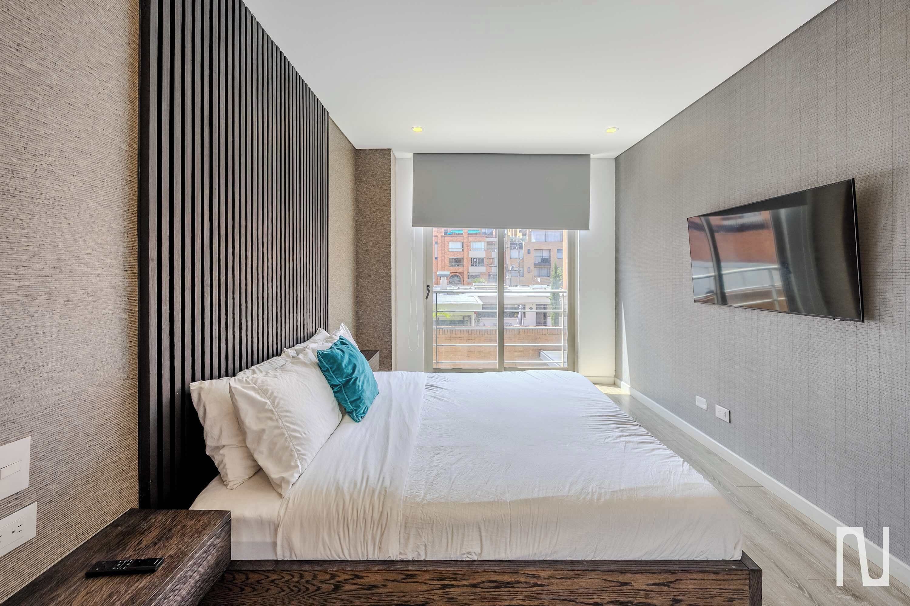 Apartamento, várias camas, banheira de hidromassagem grande, Vista para a cidade (Balcones 202) | 3 quartos 