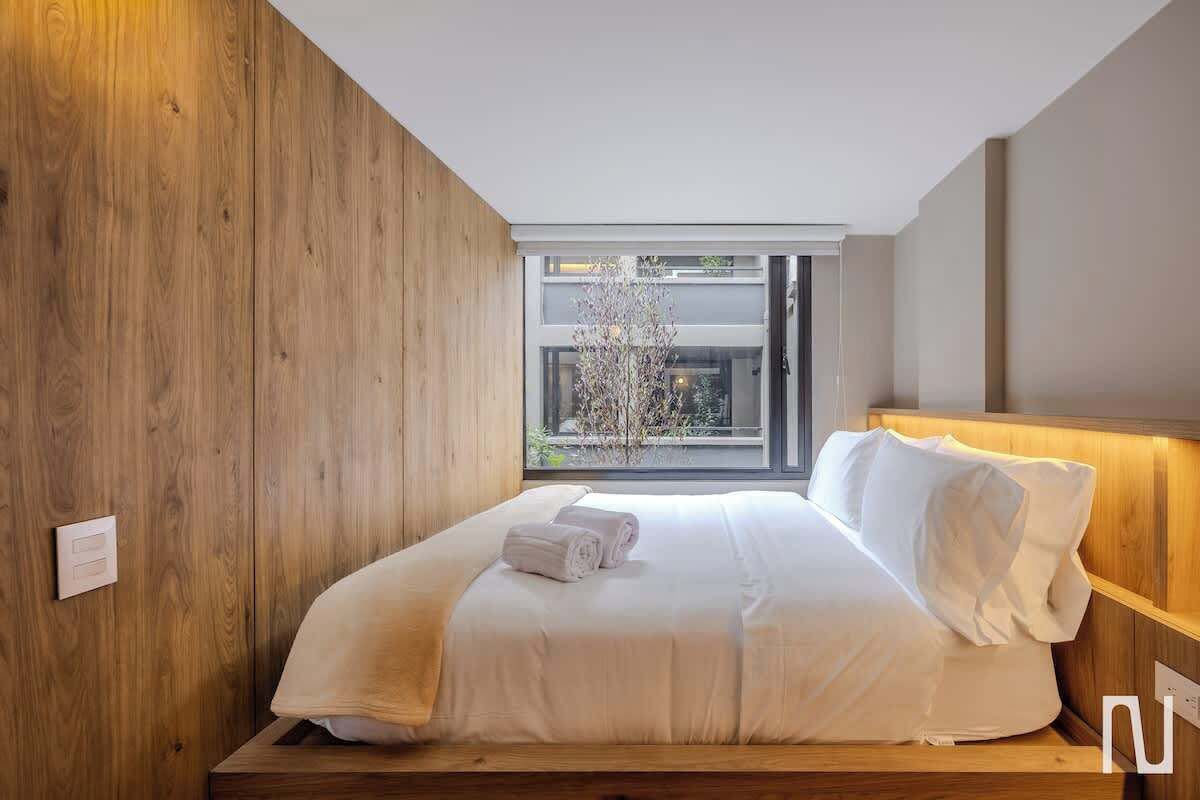Apartamento, 1 cama de casal, varanda, vista para a cidade (Gardens A201) | 1 quarto