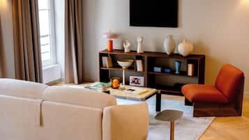 Apartamento Deluxe (Marais 2) | Sala de estar