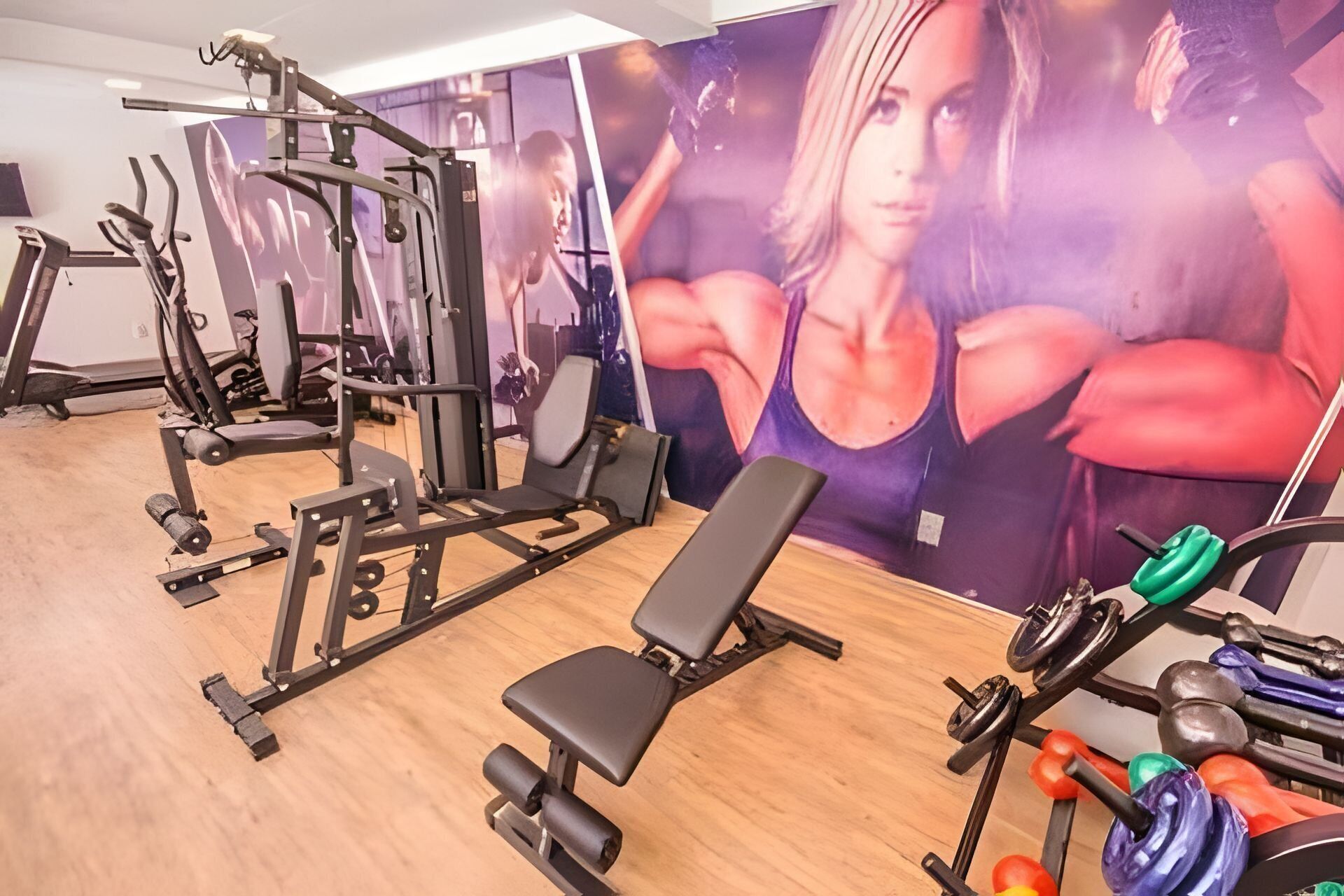Penthouse Superior, lanai (alpendre havaiano), vista para o mar | Sala de fitness