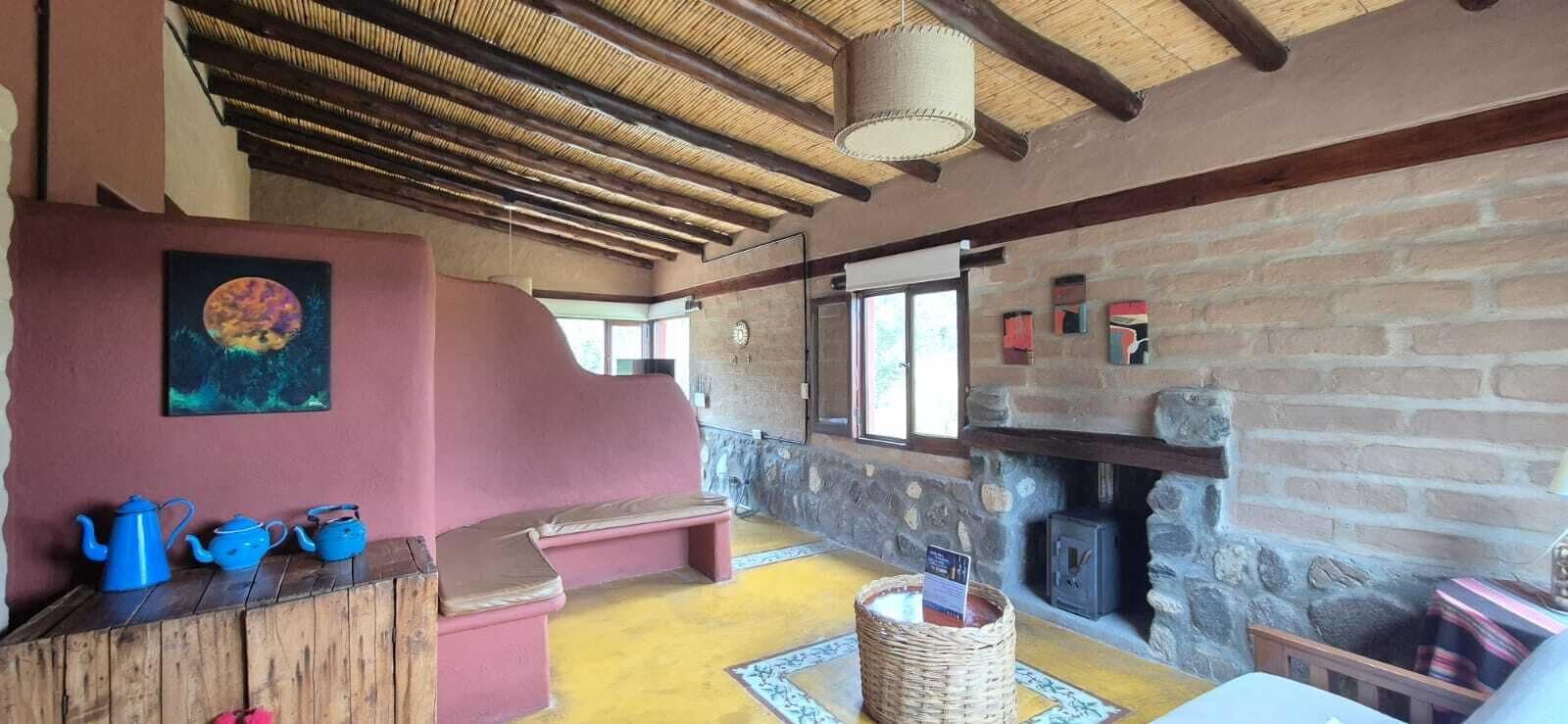 Cabana de Madeira Standard, pátio, vista para o vale | Interior