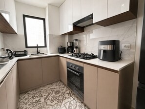 Apartamento conforto, 2 quartos, para não fumantes | Cozinha privada