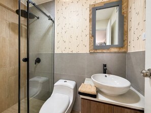 Apartamento conforto, 2 quartos, para não fumantes | Banheiro