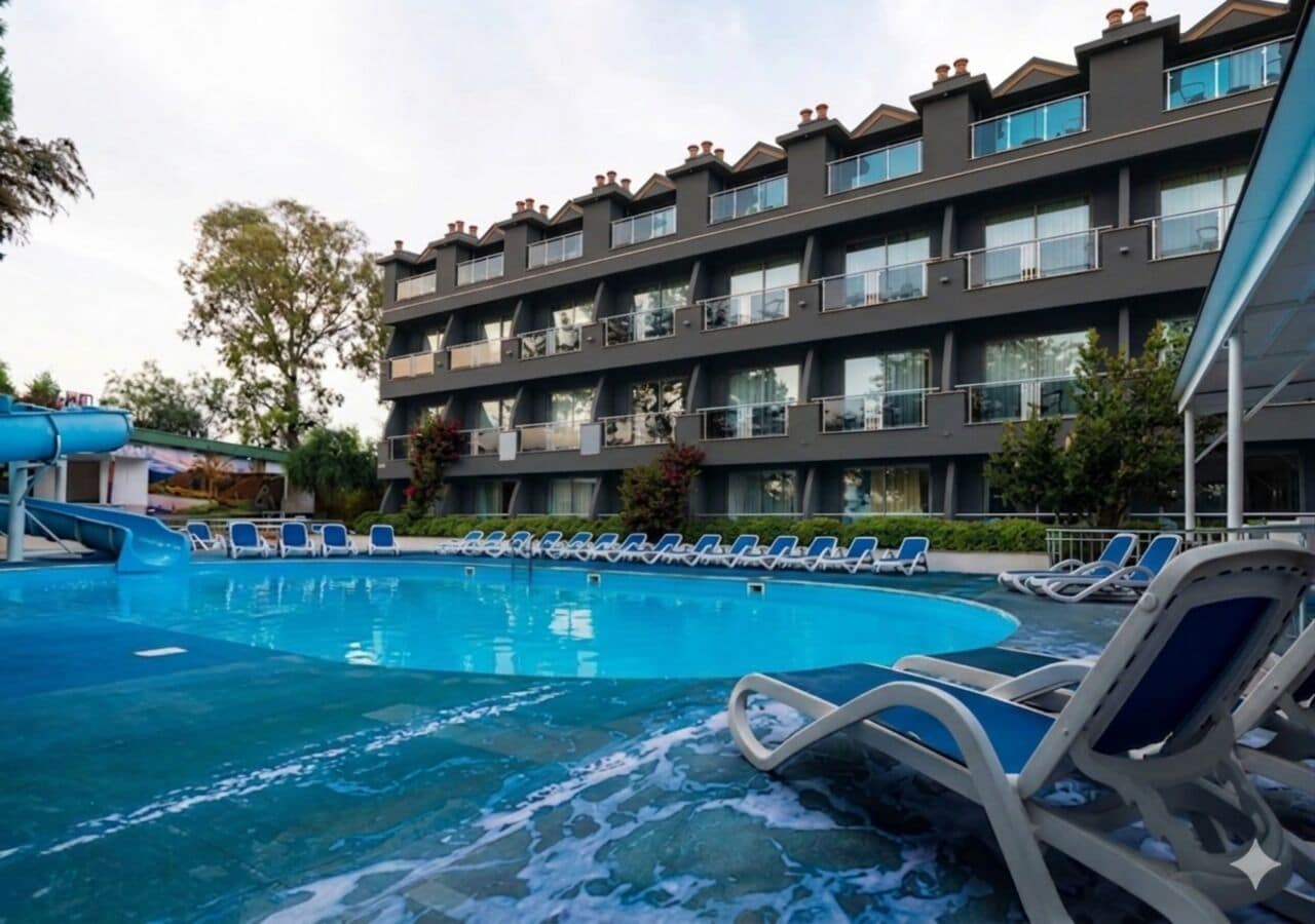 Piscina exterior sazonal 