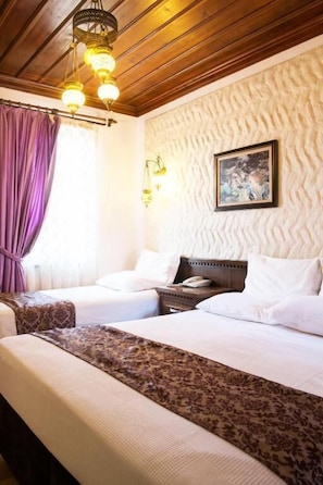 Cofres nos quartos, cortinas blackout