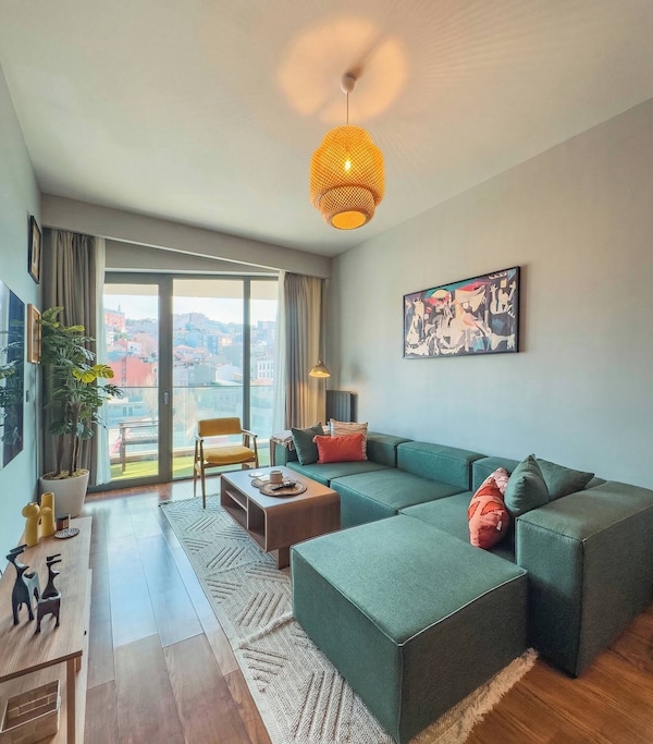 Modern & Central Apartment In Taksim W Pool, Gym, Balcony - Beykoz