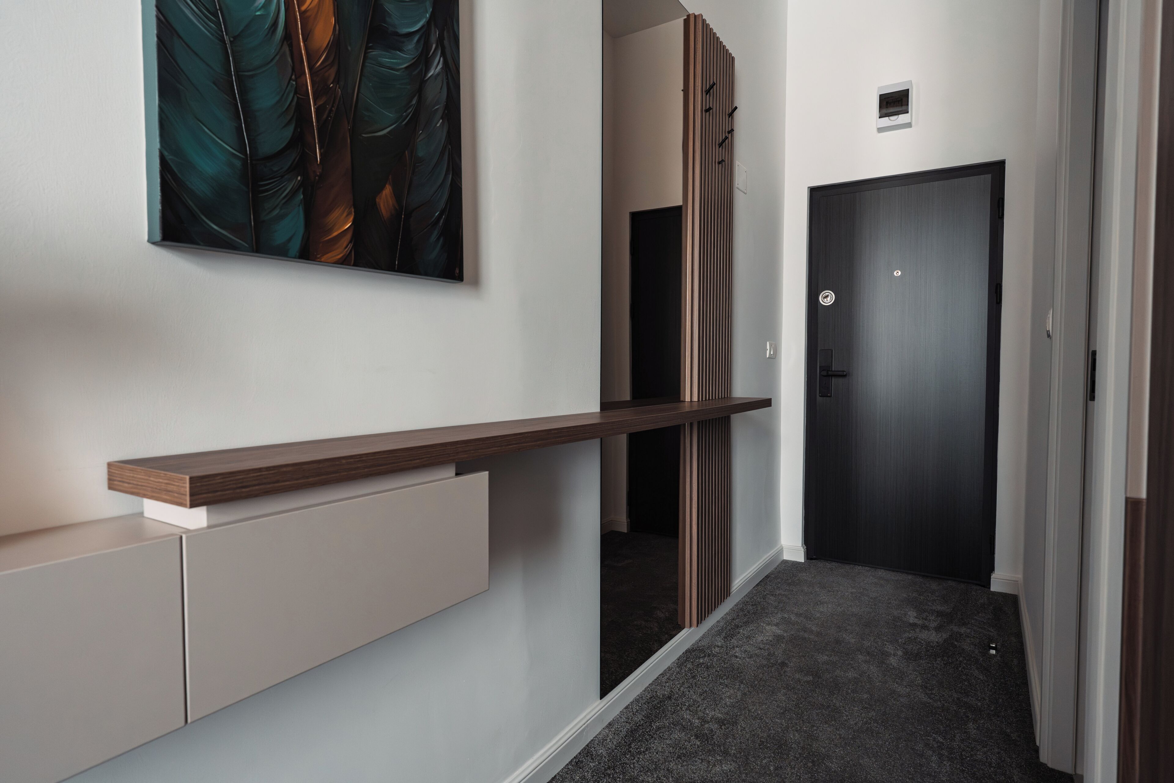Quarto casal luxo, vista para a cidade | Área de estar