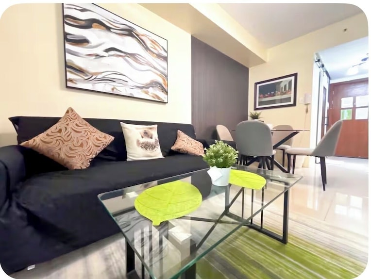 Cozy 1-bedroom Apartment A Relaxing And Sweet Design In Pasay City With Ac - Manila