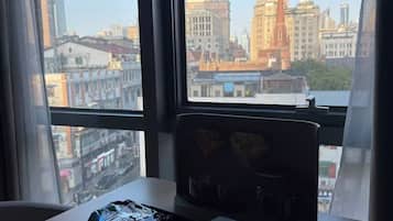 Quarto Duplo Panorâmico, Vista para a cidade | Edredões de penas, minibar grátis, Wi-fi grátis
