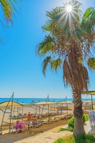 Uma praia privada 