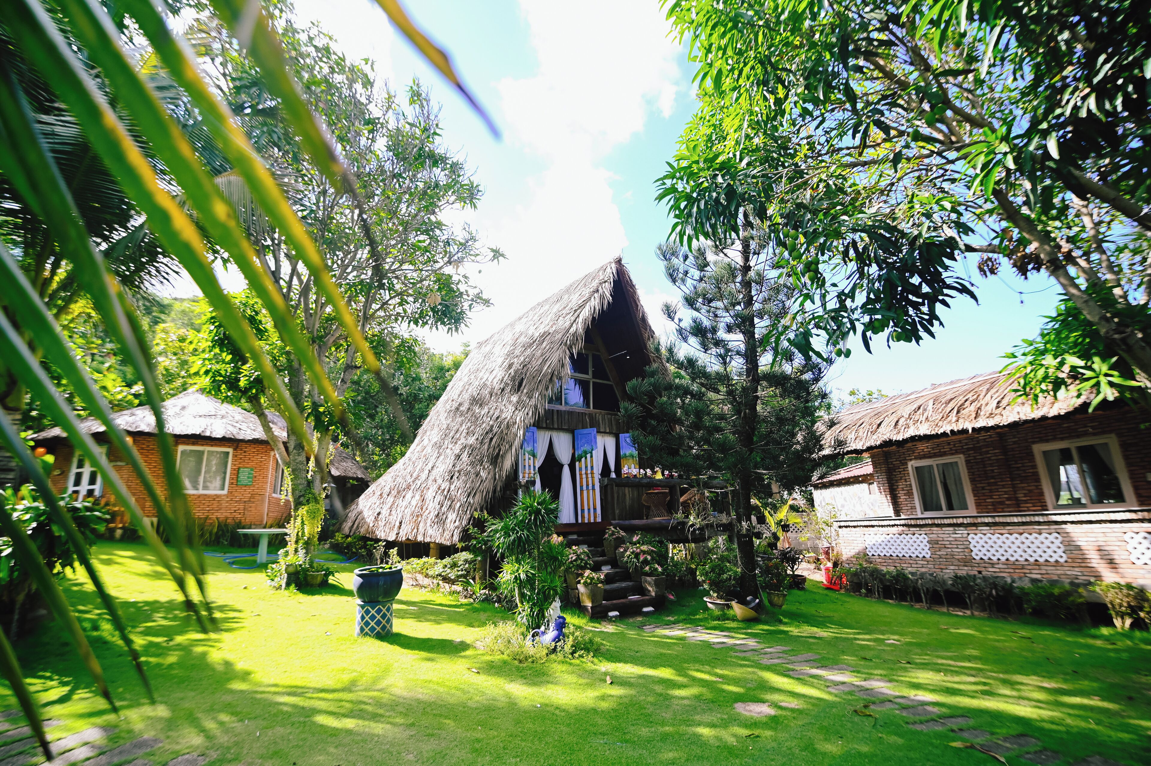 Bungalow Standard, vista para o pátio | Vista para o jardim