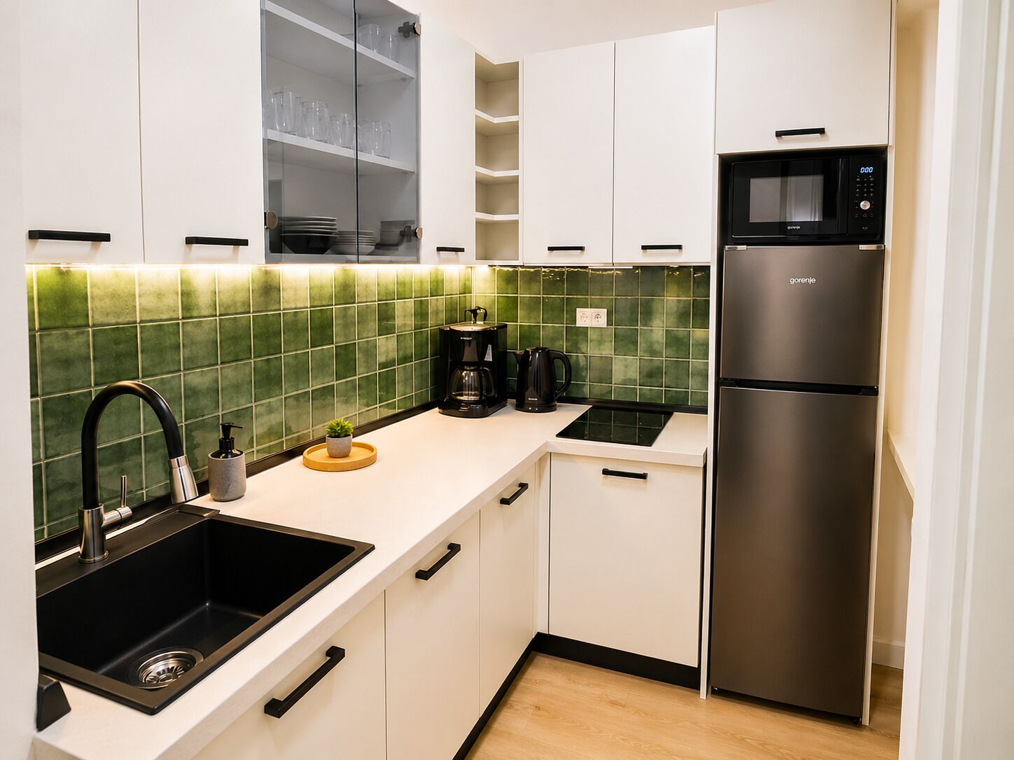 Estúdio grand, sacada, vista para a cidade | Cozinha privada