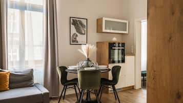 Apartamento Comfort, Vista para a cidade | Restaurantes